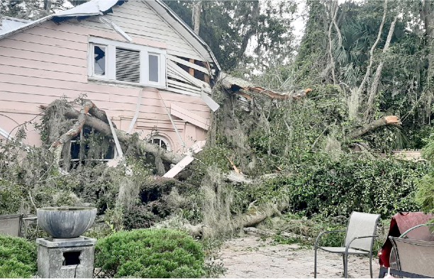 Historical home damaged by storm – ECB Publishing, Inc.