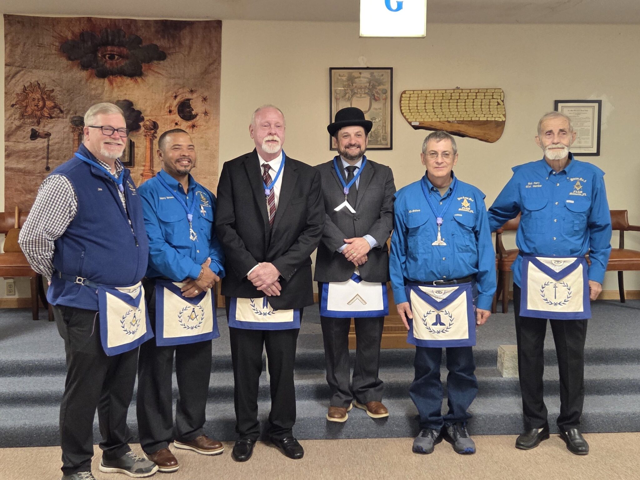 Masonic Lodge No. 5 installs officers – ECB Publishing, Inc.